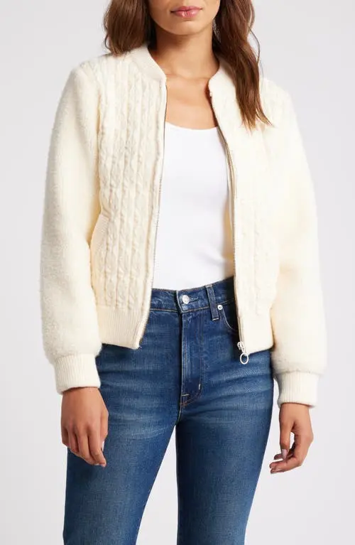 Wit & Wisdom Mix Stitch Jacket - Ivory