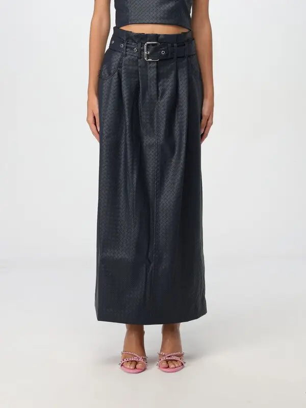 Remain Birger Christensen Belted Maxi Skirt