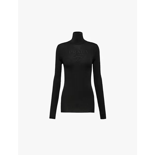 Prada Wool Knitted Jumper - Black