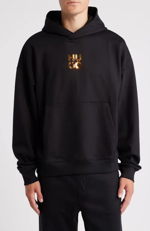 Hugo Boss Diridovero Oversized Logo Graphic Hoodie