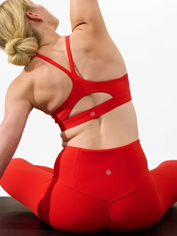 Athleta Vital Sports Bra A-c - Cardinal