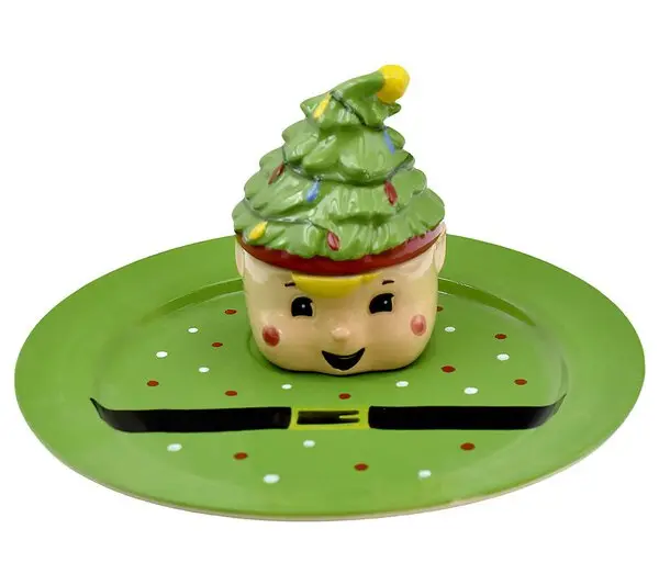 TEMP-TATIONS Special Edition Seasonal Platter W/ Ramekin