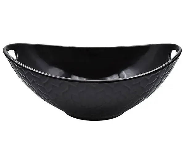 TEMP-TATIONS Carved Willow 3-quart Serving Bowl