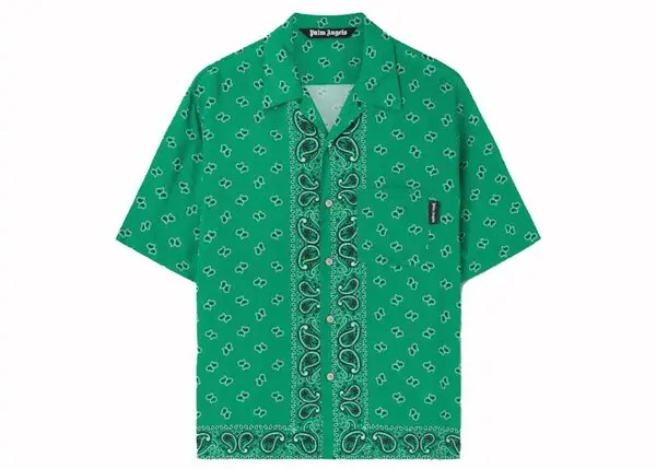 Palm Angels Paisley Bowling Shirt