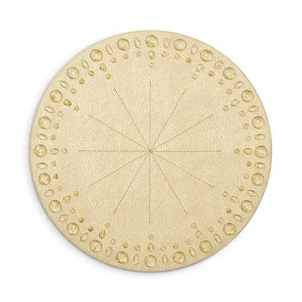 KIM SEYBERT Dew Drops Placemat In Tone