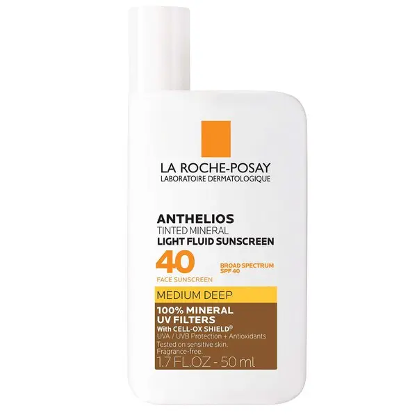 LA ROCHE-POSAY Anthelios Tinted Mineral Light Fluid Spf 40 - Medium Deep (spf 40)
