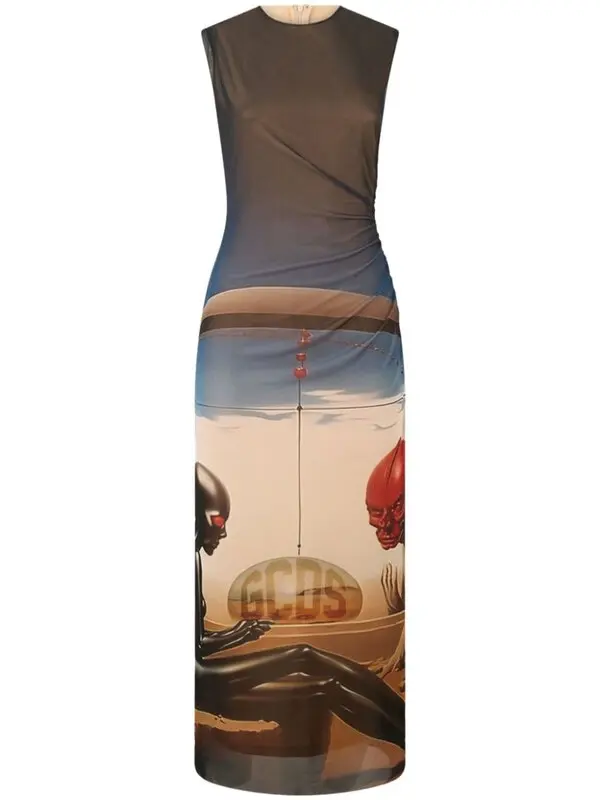 Gcds Creature Tulle Dress