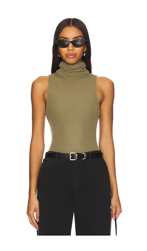LOVERS AND FRIENDS Blythe Bodysuit - Olive Green
