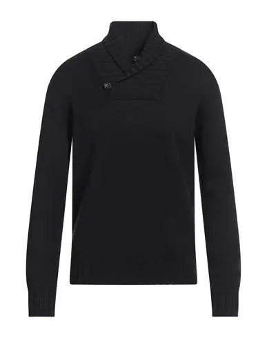 Alpha Studio Merino Wool Sweater - Black