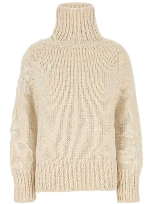 Ermanno Scervino Embroidered Alpaca-blend Jumper
