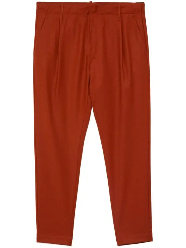 DONDUP Ben Flannel Trousers - Orange