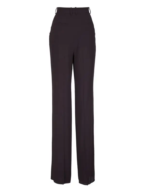 Saint Laurent Pressed-crease Straight Trousers