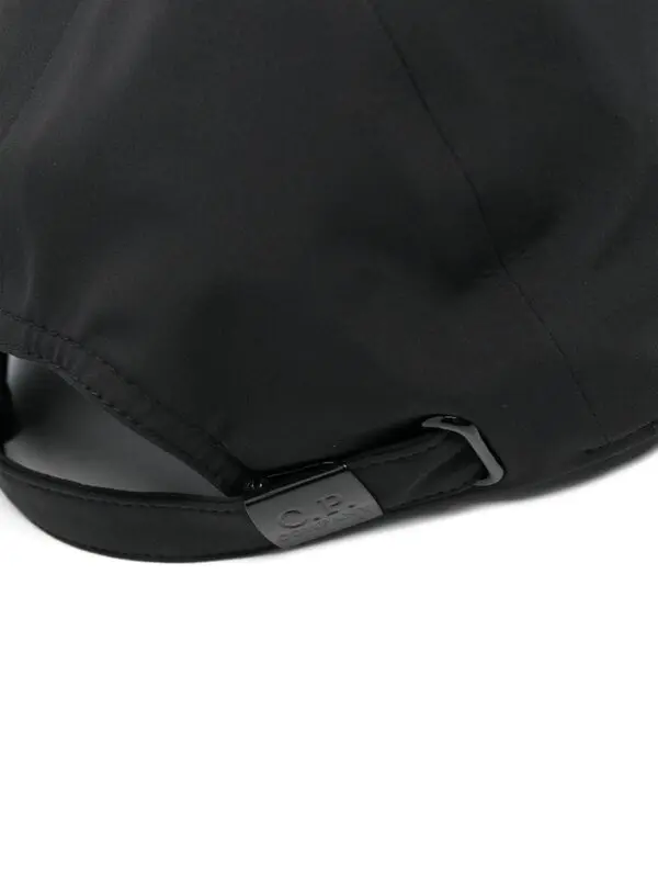 C.P. COMPANY Logo-stamp Cap - Black | Editorialist