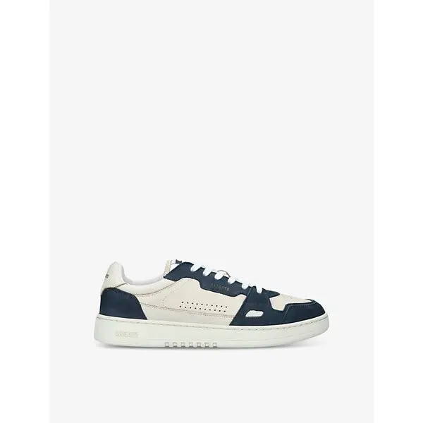 Axel Arigato Dice Leather And Suede Low-top Trainers - White/navy
