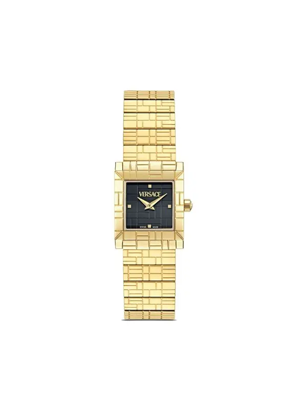Versace Mosaic 22mm Watch - Black
