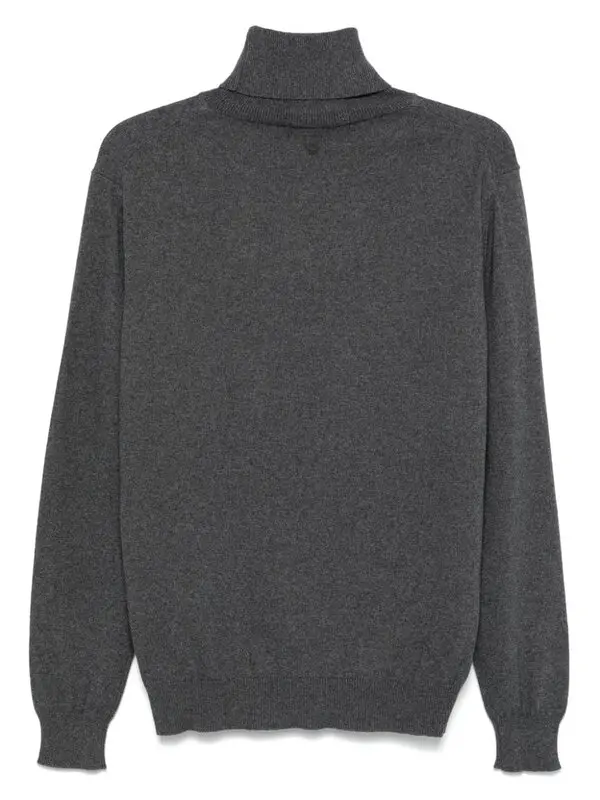 DONDUP Fine-knit Roll Neck Sweater - Grey