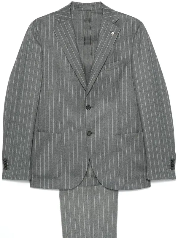 LUIGI BIANCHI MANTOVA Pinstriped Suit