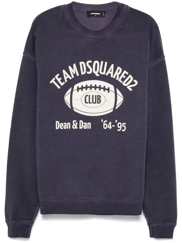 Dsquared2 Logo-print Sweatshirt - Blue