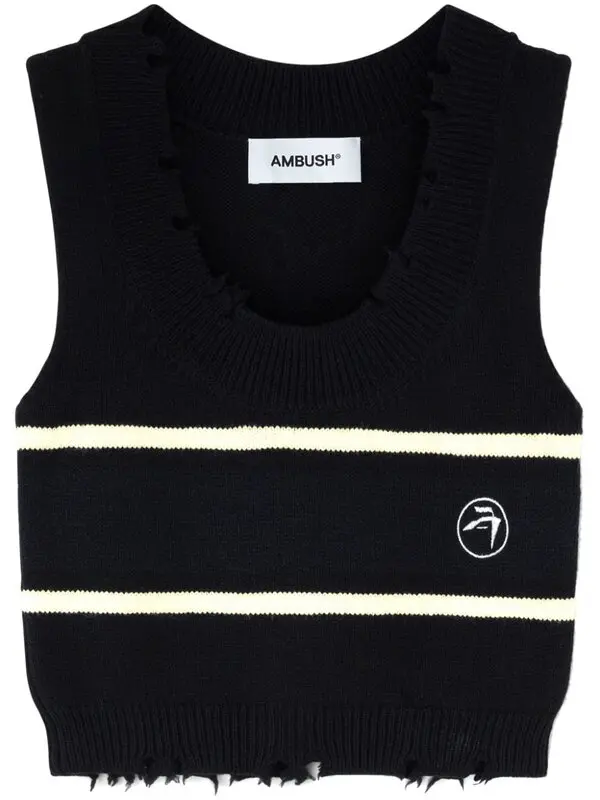 AMBUSH Raw-cut Knitted Top