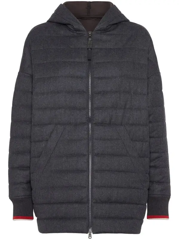 Brunello Cucinelli Padded Wool Coat