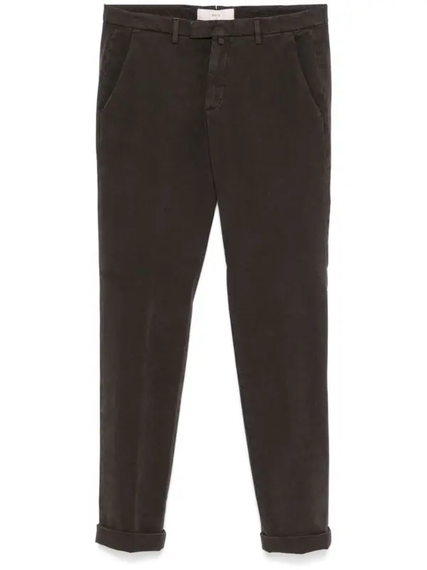 BRIGLIA 1949 Tapered Trousers - Brown