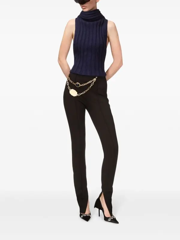 AREA Sleeveless Twisted Knit Top