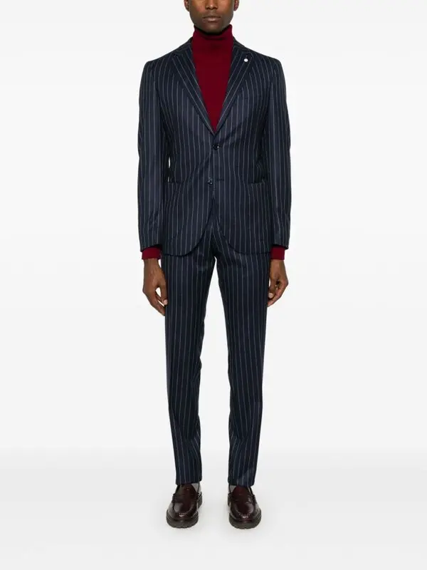 LUIGI BIANCHI MANTOVA Pinstriped Suit