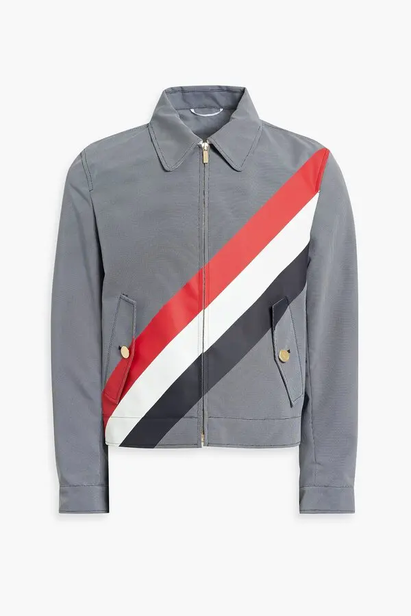 Thom Browne Striped Woven Jacket