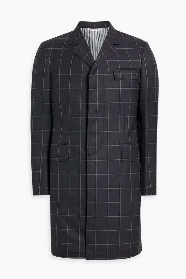 Thom Browne Checked Wool Coat
