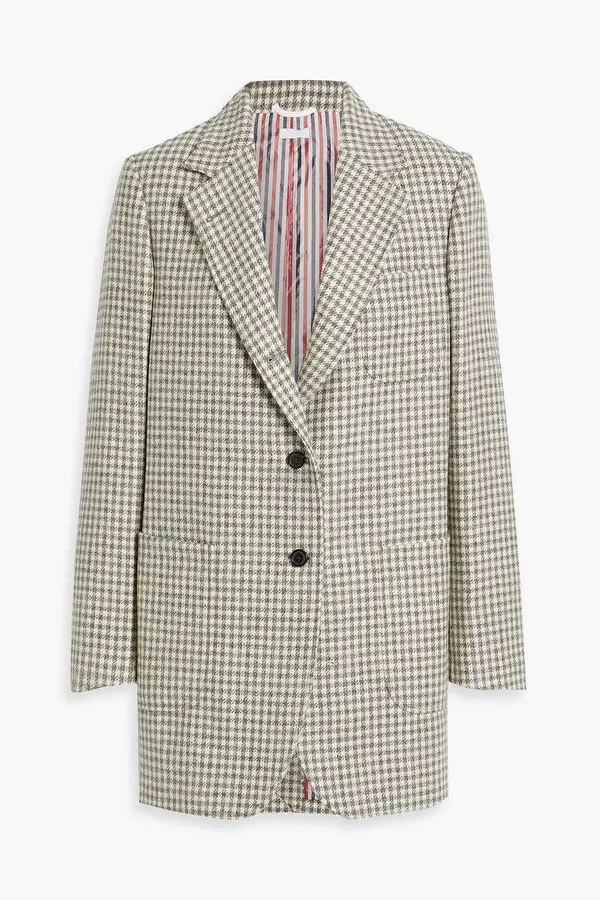 Thom Browne Houndstooth Wool-tweed Blazer