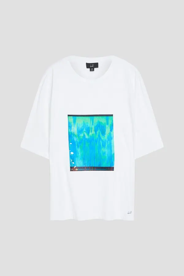 Dunhill Appliquéd Cottonjersey Tshirt