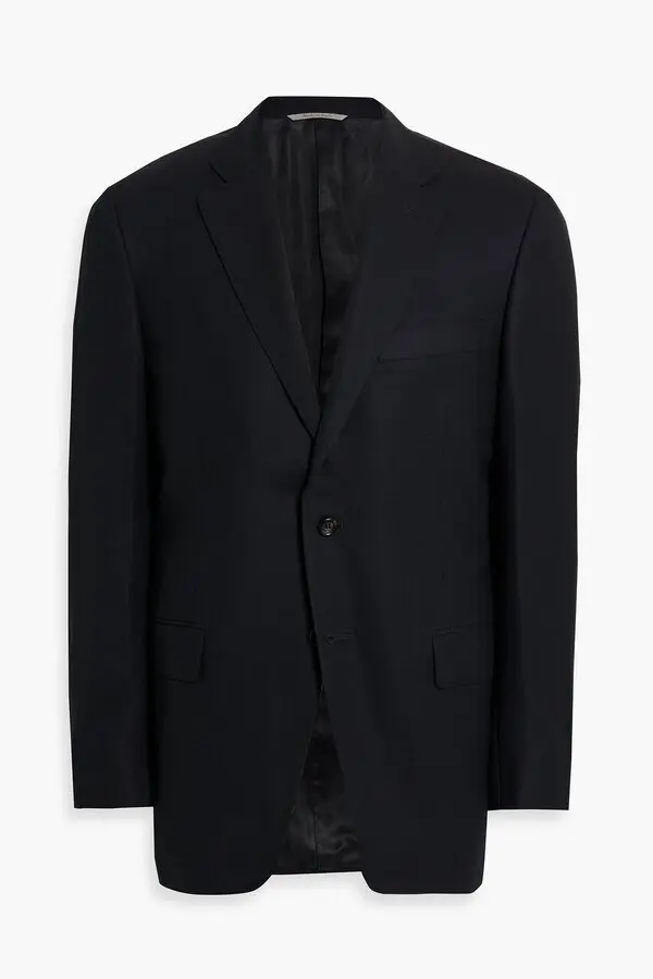 Canali Woolpiqué Suit Jacket