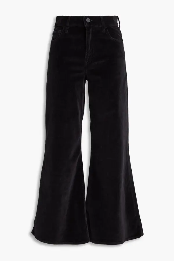 FRAME Le Palazzo Velvet Wide-leg Pants