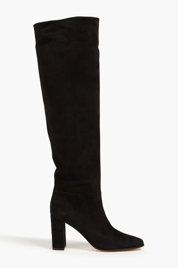 GIANVITO ROSSI Piper Suede Thigh Boots