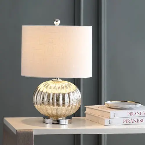 JONATHAN Y Judith Mercury Glass Led Table Lamp