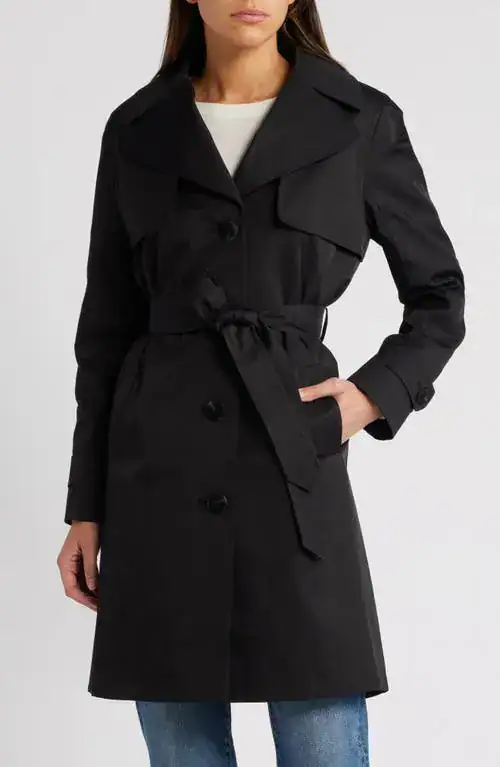 Belted Trench Via Spiga Hooded Trench Coat Via Spiga Water