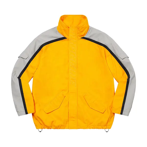 Supreme Brushed Twill Zip Jacket - Yellow