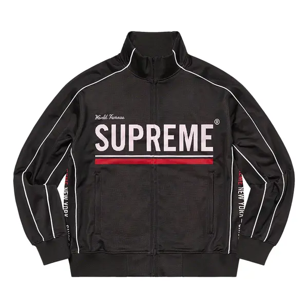 Supreme Jacquard Track Jacket - Black