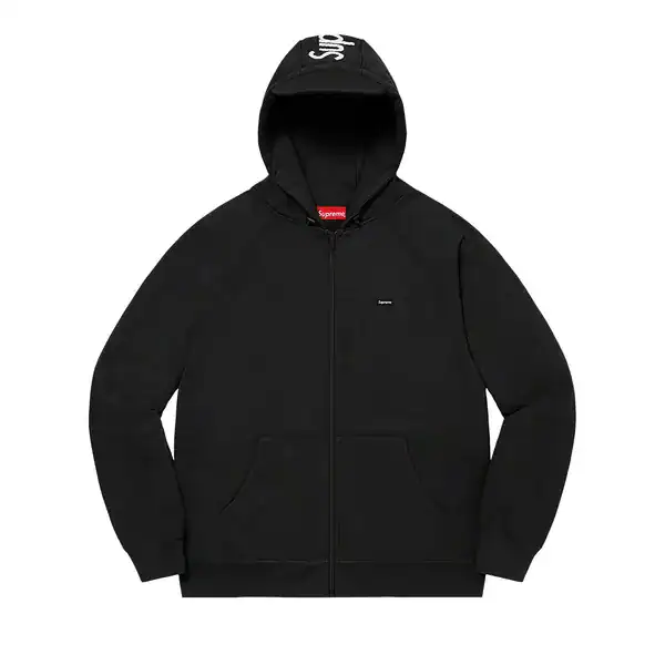 Supreme Brim Zip Up Hooded Sweatshirt - Black | Editorialist