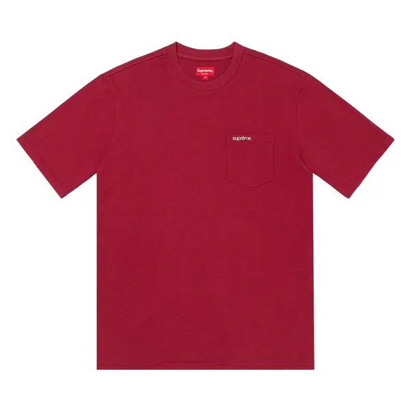 Supreme Short-sleeve Pocket Tee 'cardinal - Red
