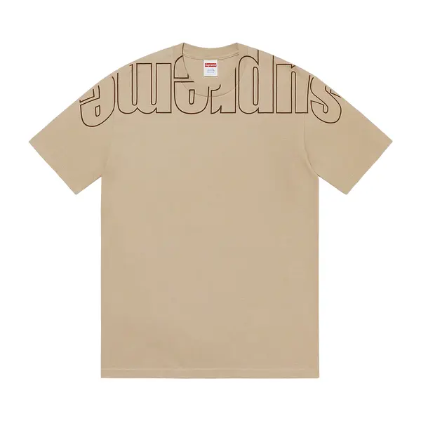 Supreme Upside Down Tee 'stone - Tan