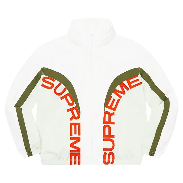 Supreme Curve Track Jacket - White