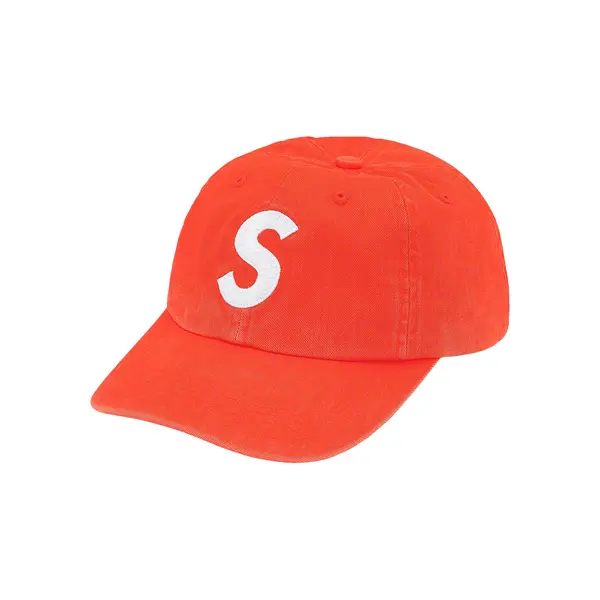 Supreme Pigment Print S Logo 6-panel Cap - Orange