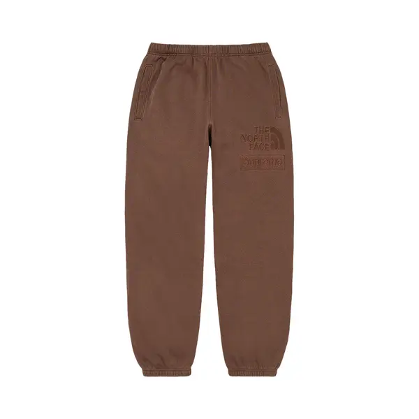 Supreme X The North Face Pigment Printed Sweatpant - Brown