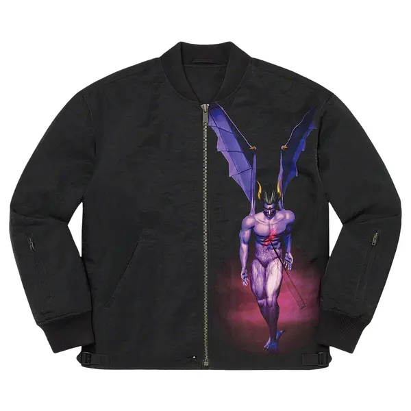 Supreme X Yohji Yamamoto X Tekken Nylon Bomber Jacket - Black