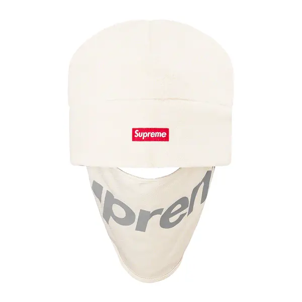 Supreme X Polartec Facemask Beanie - Cream