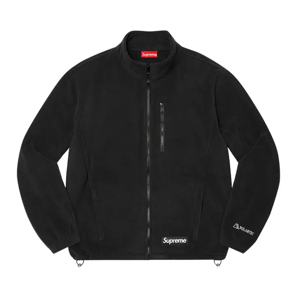 Supreme X Polartec Zip Up Jacket - Black