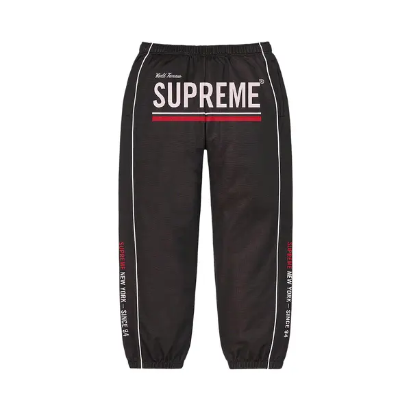 Supreme World Famous Jacquard Track Pant - Black