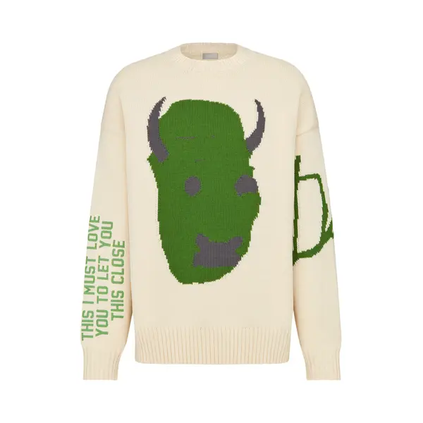 Dior X Cactus Jack Oversized Sweater - Cream