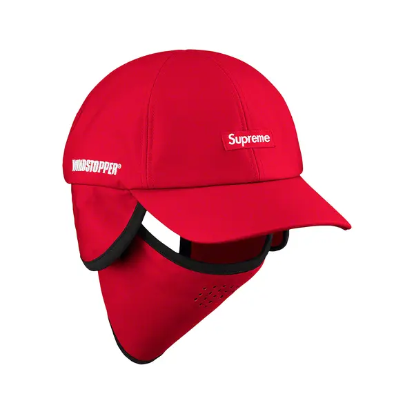 Supreme X Windstopper Facemask 6-panel Cap - Red
